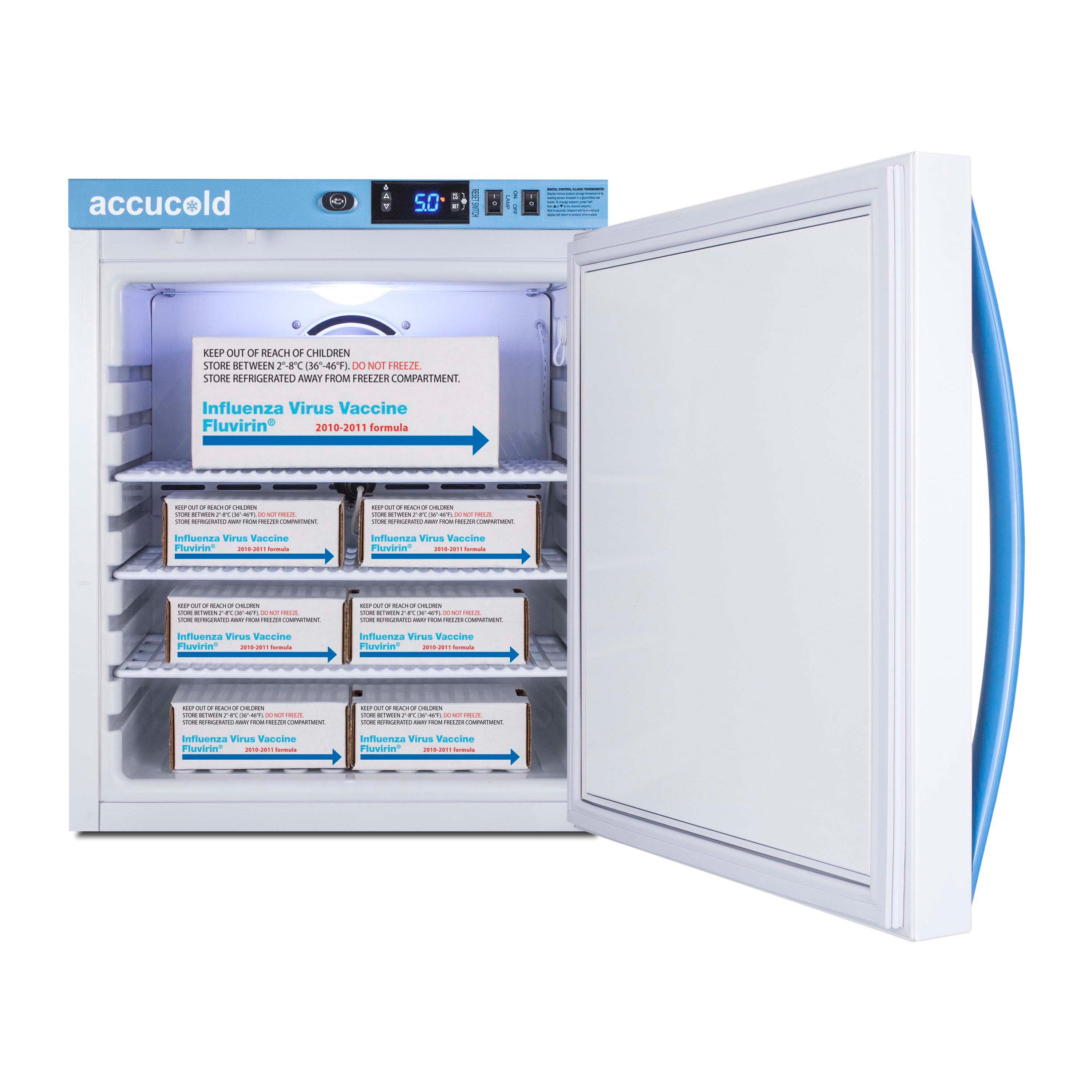Accucold ARS1PV Vaccine Refrigerator 1 Cu. Ft., 3 Wire Shelves