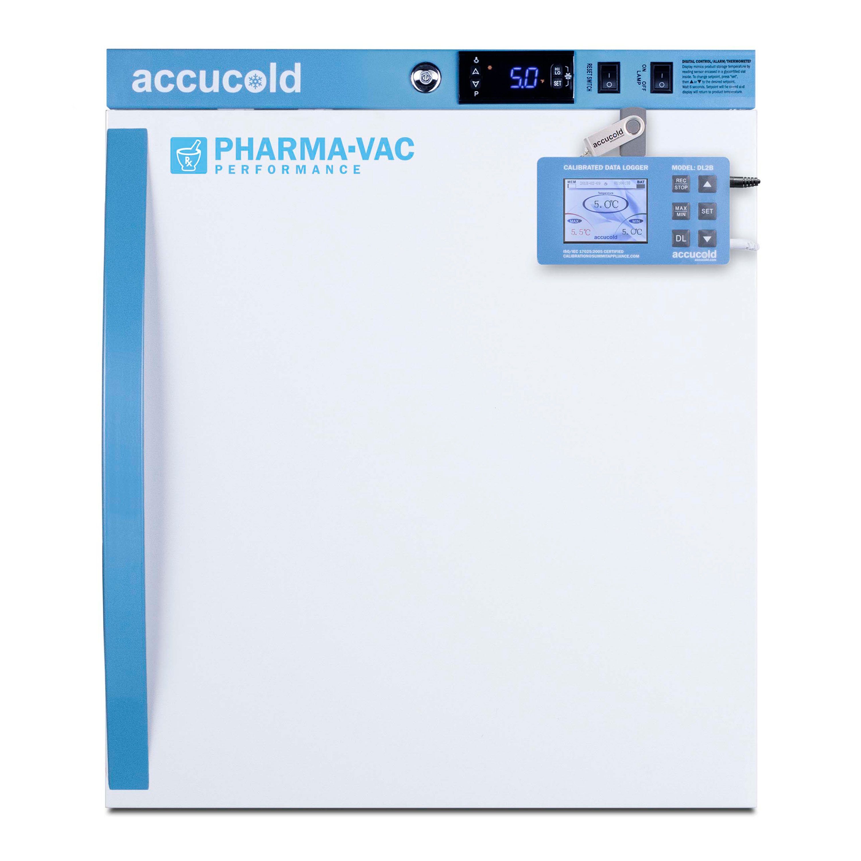 Accucold ARS2PVDL2B Vaccine Refrigerator Digital Data Logger
