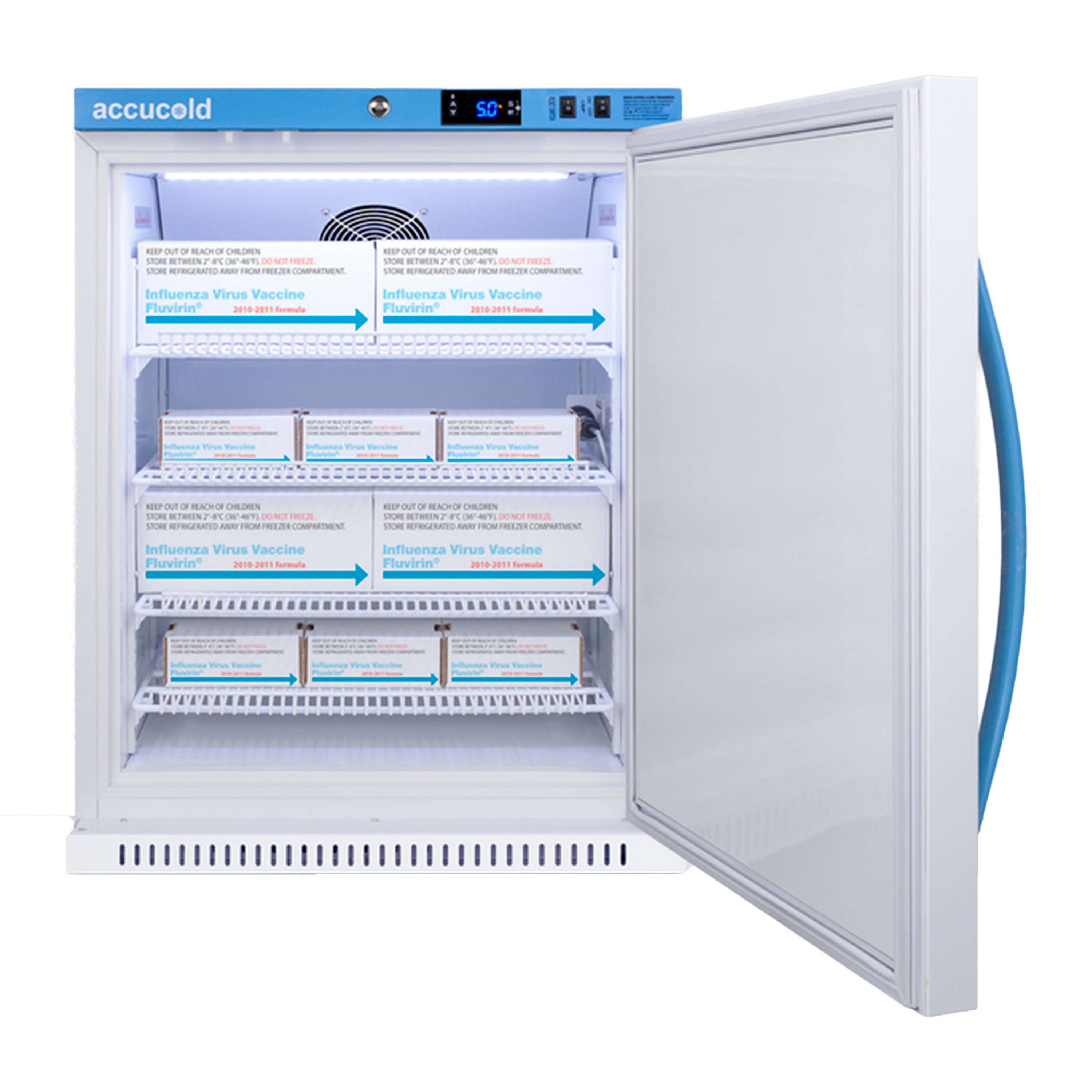 Accucold ARS62PVBIADA Vaccine Refrigerator, 4 Wire Shelves