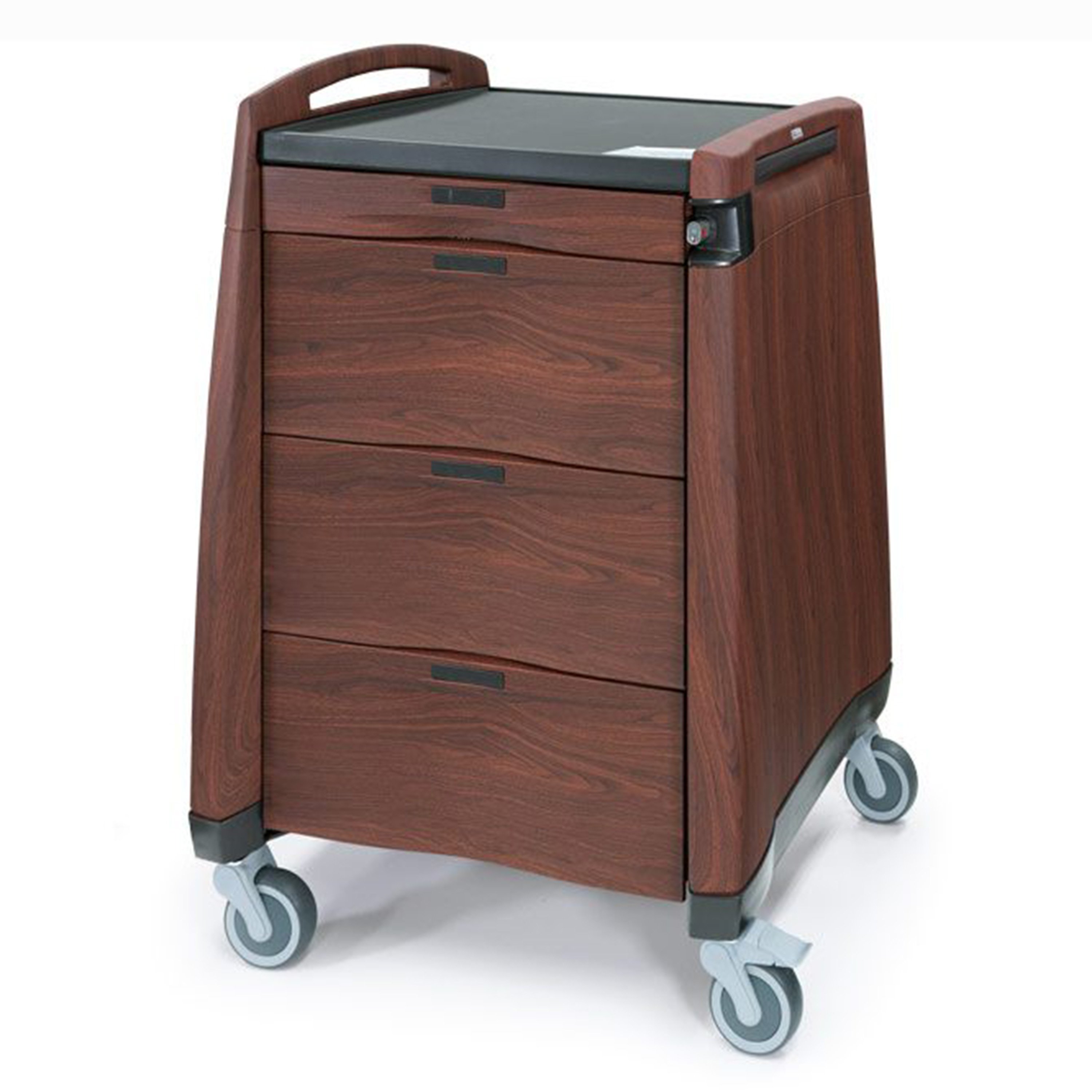 Capsa Avalo PCS Woodblend Punch Card Medication Cart