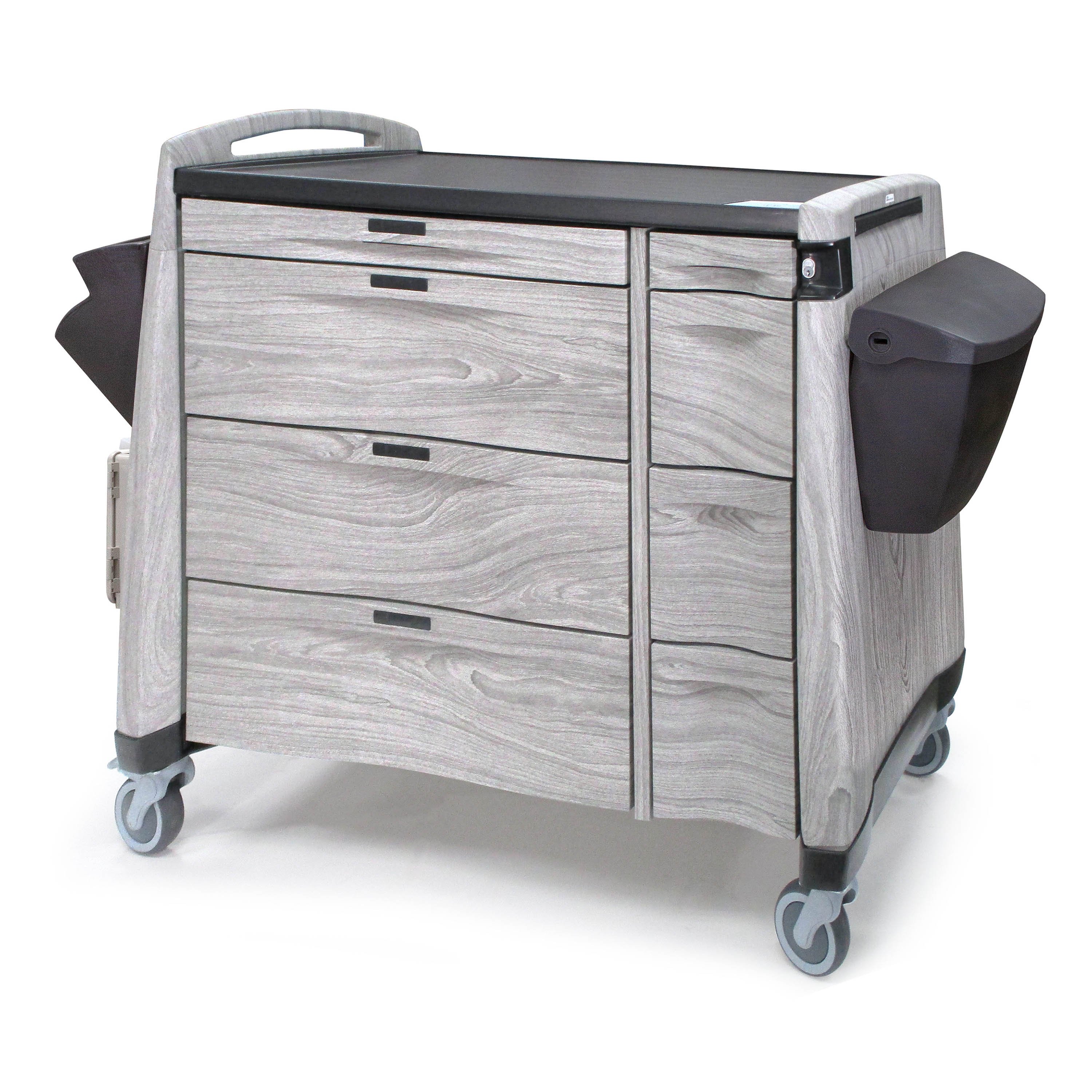 Capsa Avalo Woodblend PCXL Punch Card Medication Cart Key Lock