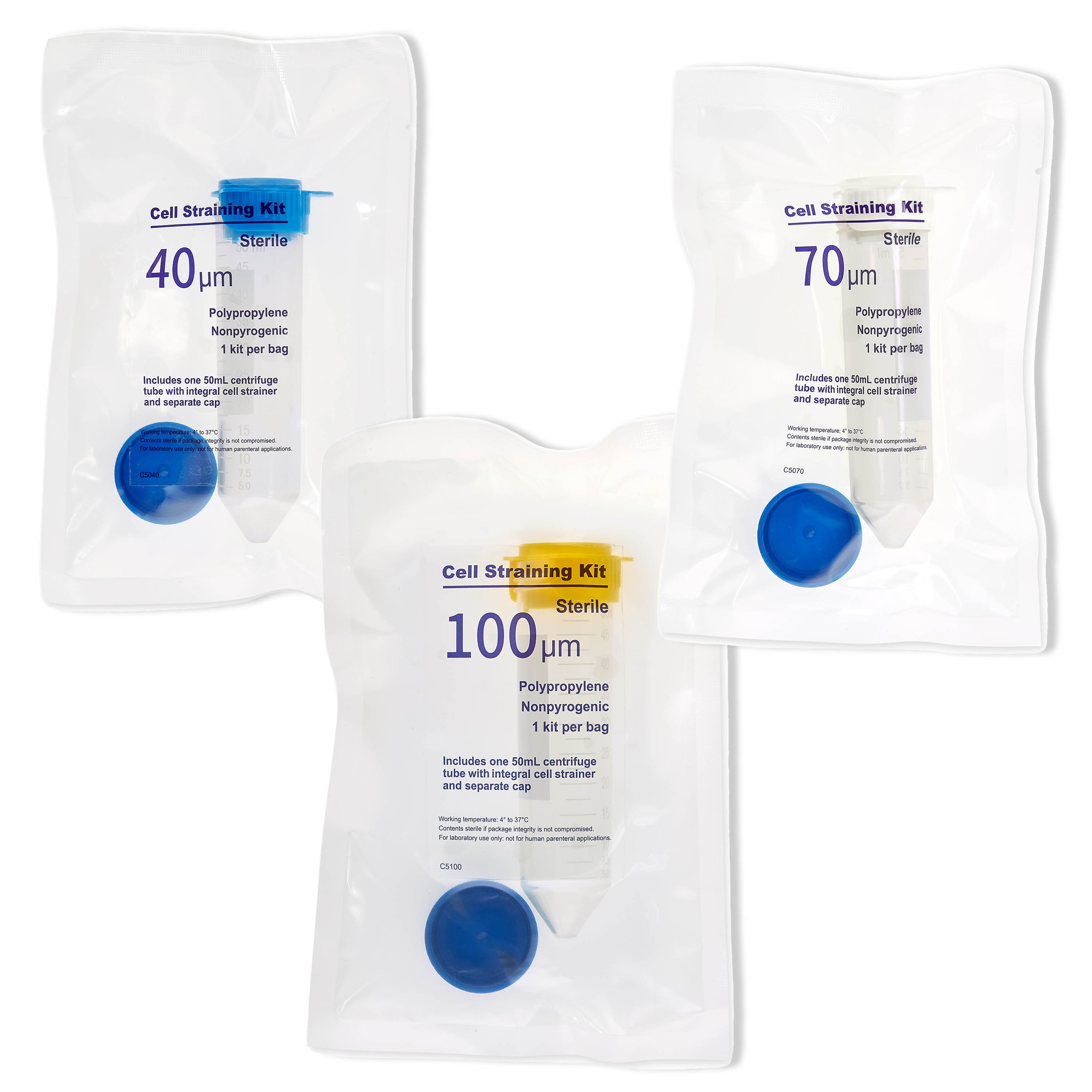 MTC Bio ReadyStrain II 40um, 70um, 100um Cell Straining Kits