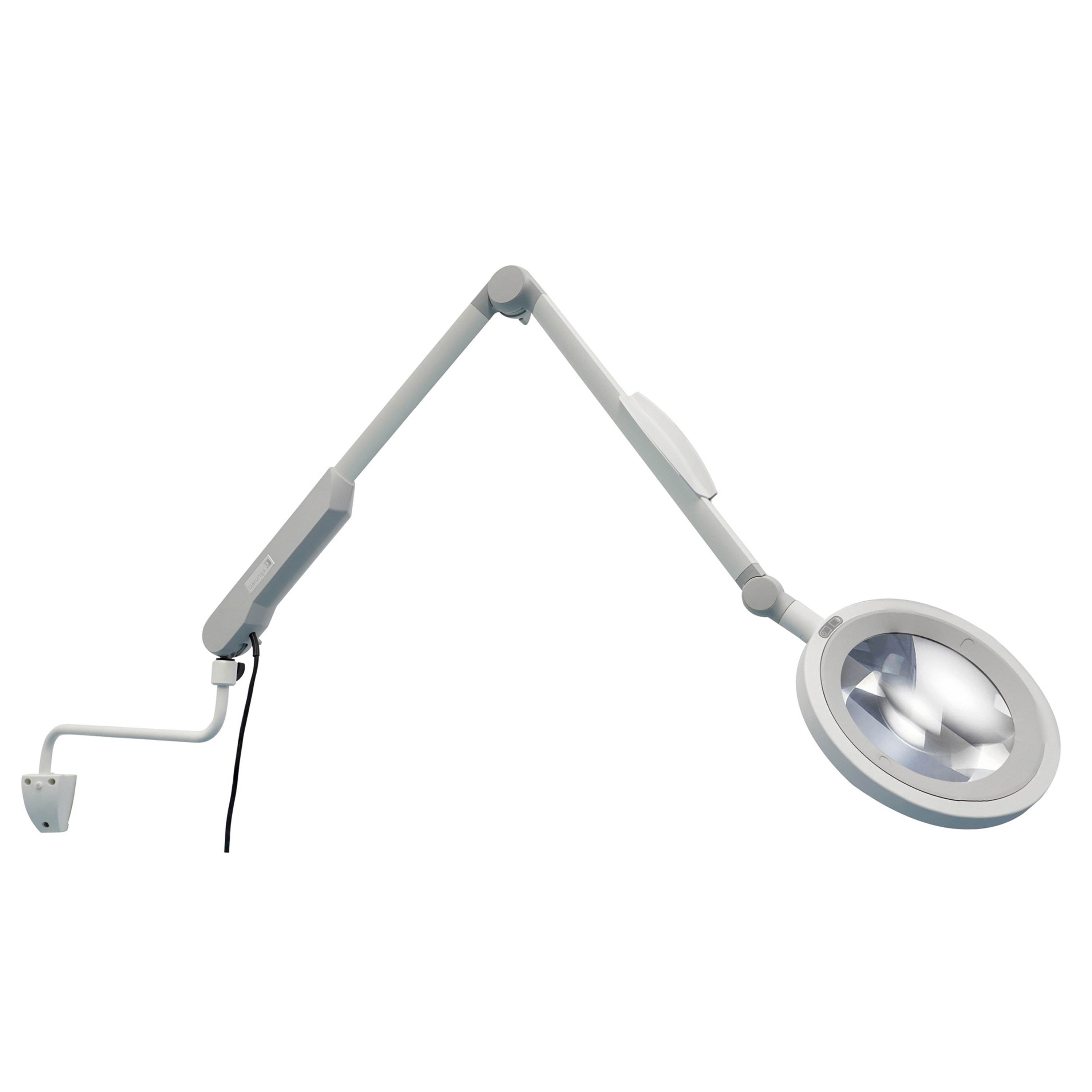 OPTICLUX 10-2 P TX LED Magnifier with Double Arm, Wood Light