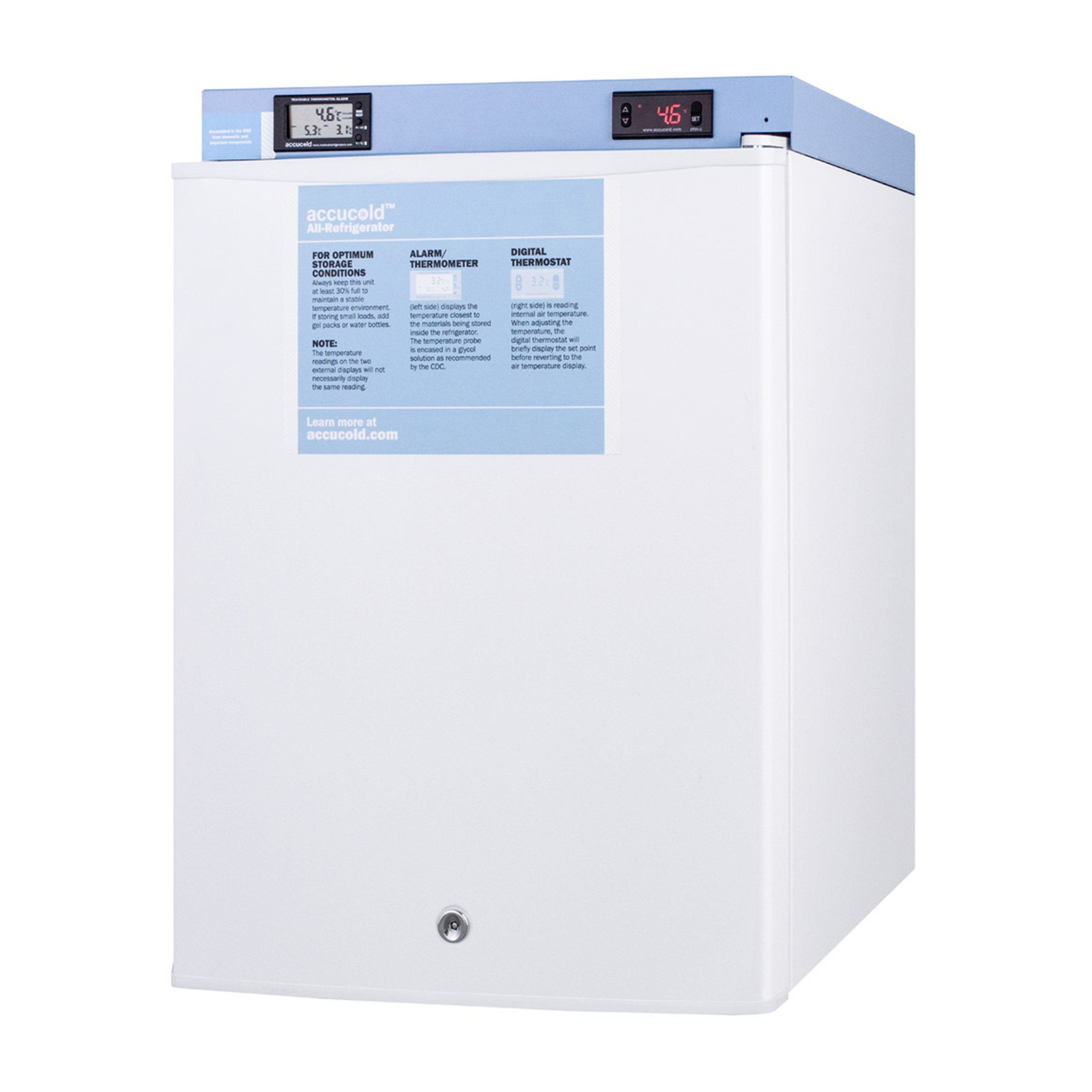 Accucold FF28LWHMED2 2.4 Cu. Ft. Compact All-Refrigerator