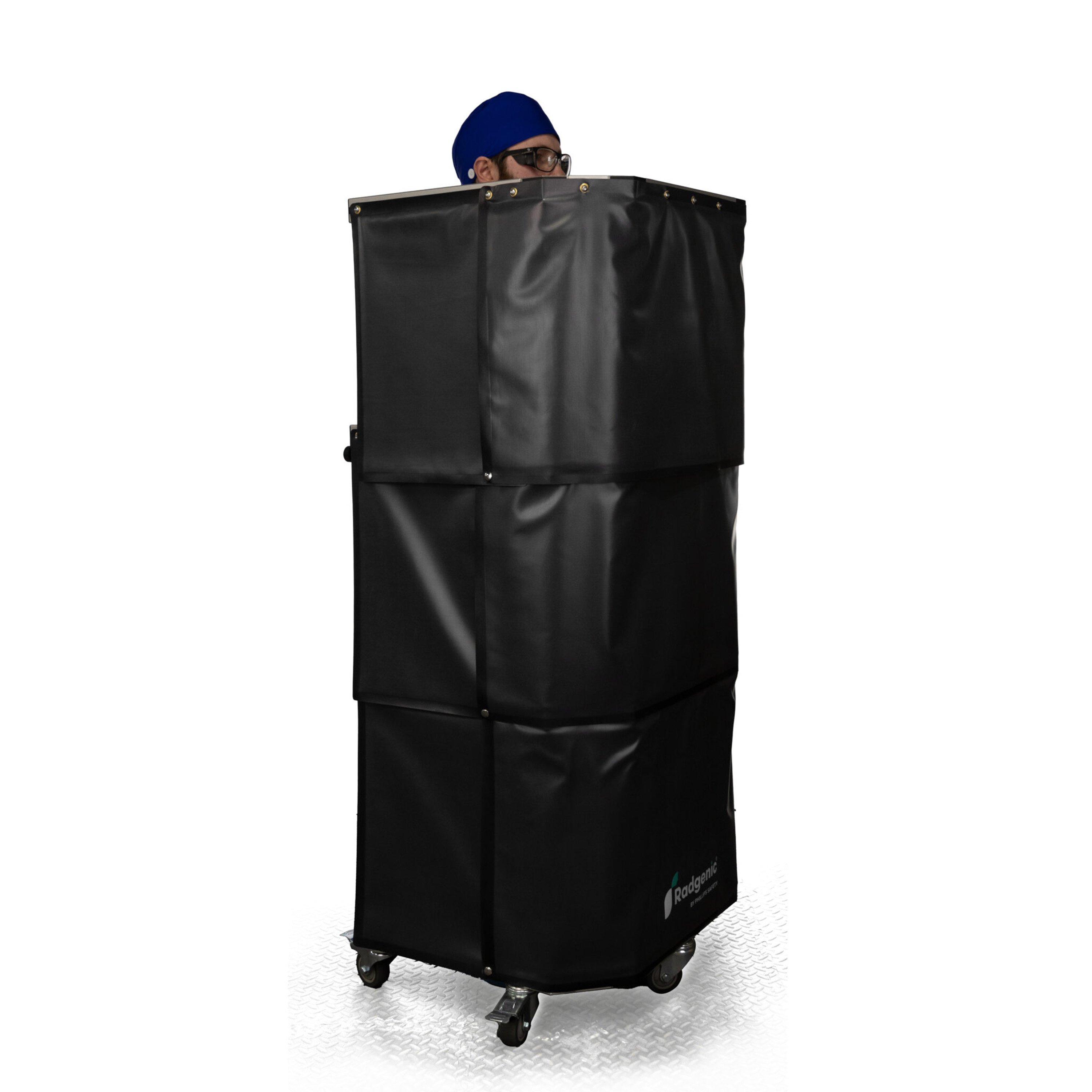 Phillip Safety LB-MB-AHWB Adjustable Height Mobile Lead Barrier