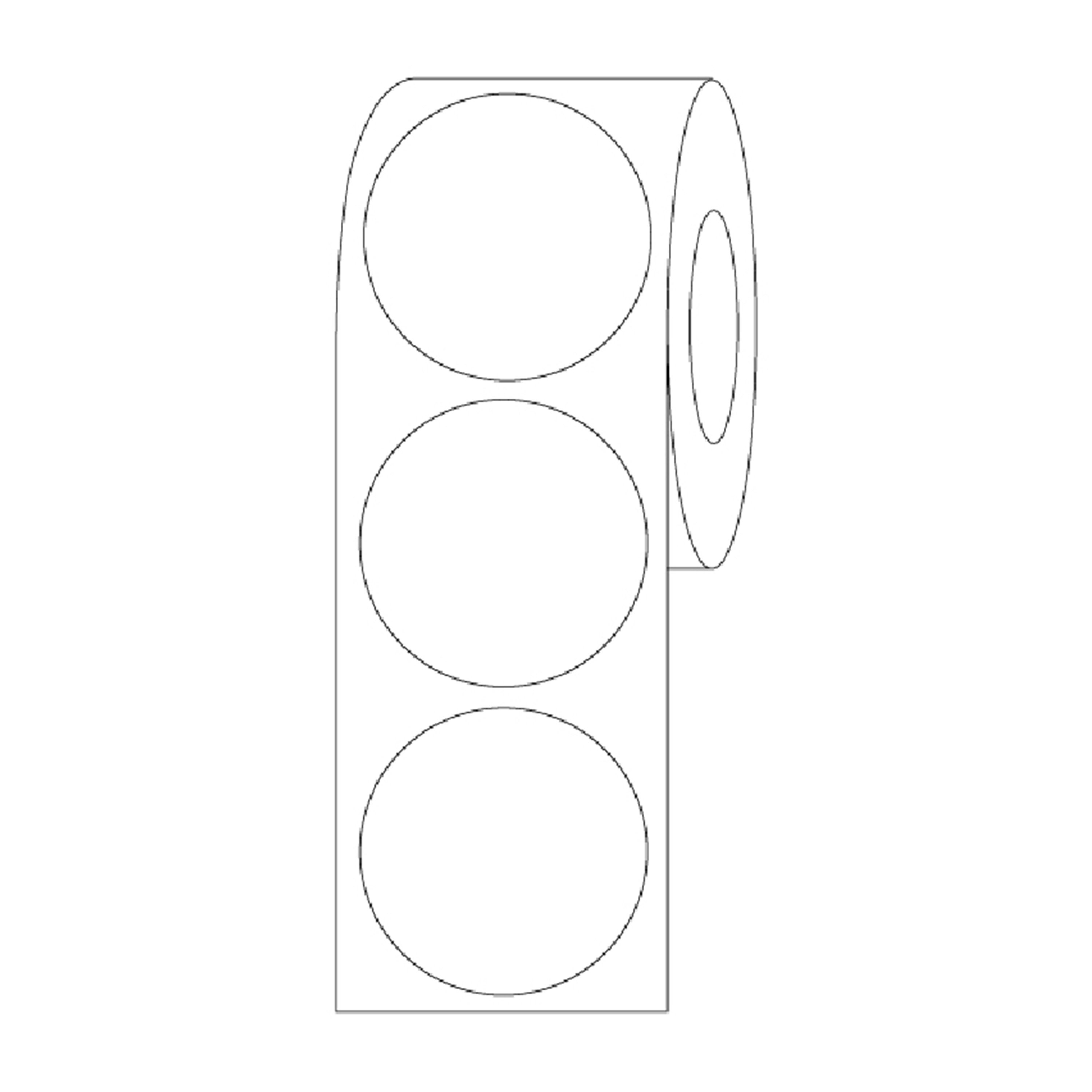Cryogenic Label Roll for 50 mL Tubes - 25 mm Dots