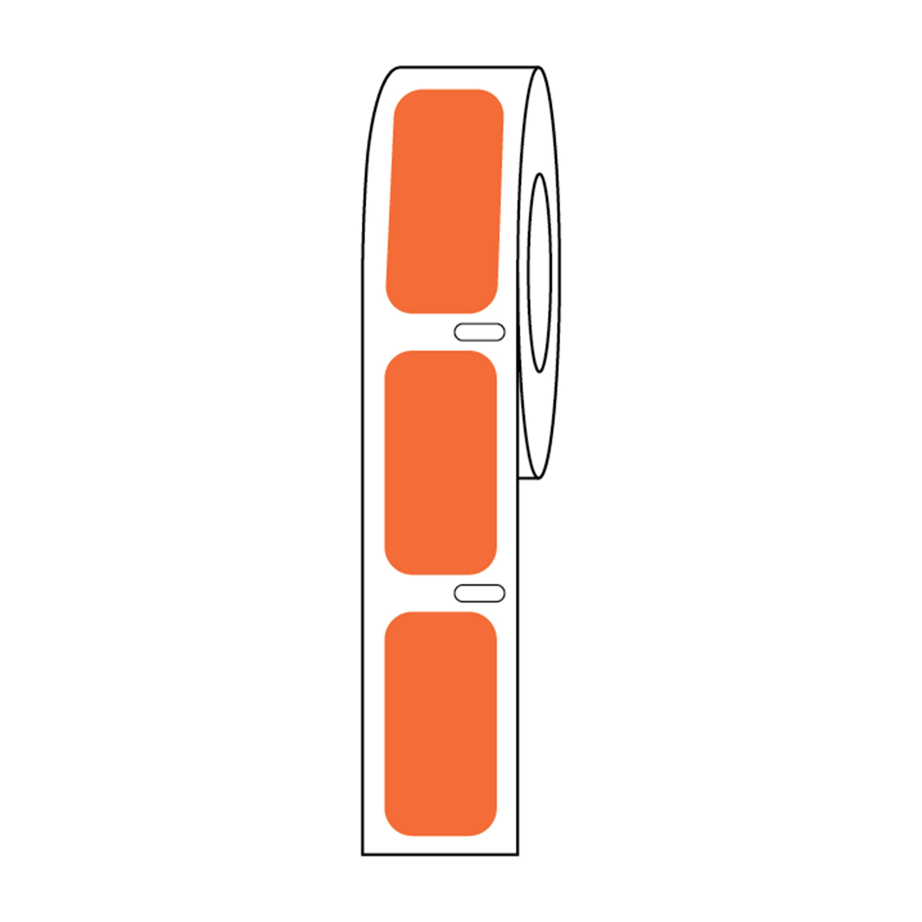 Cryo Direct Thermal Label for Cryogenic Vials - 27 mm x 13 mm