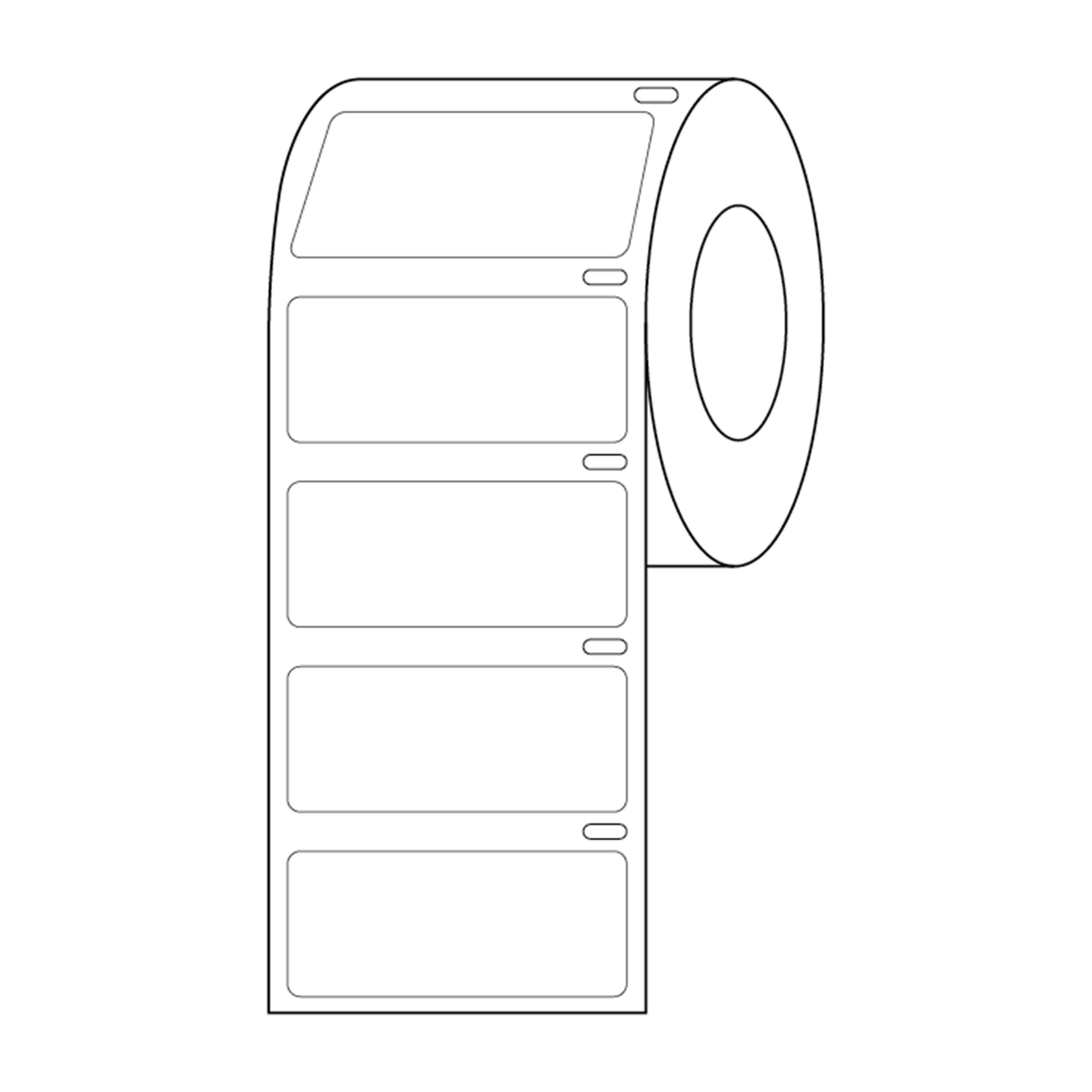 Globe Scientific Cryo Direct Thermal Label Roll - 43 x 19 mm