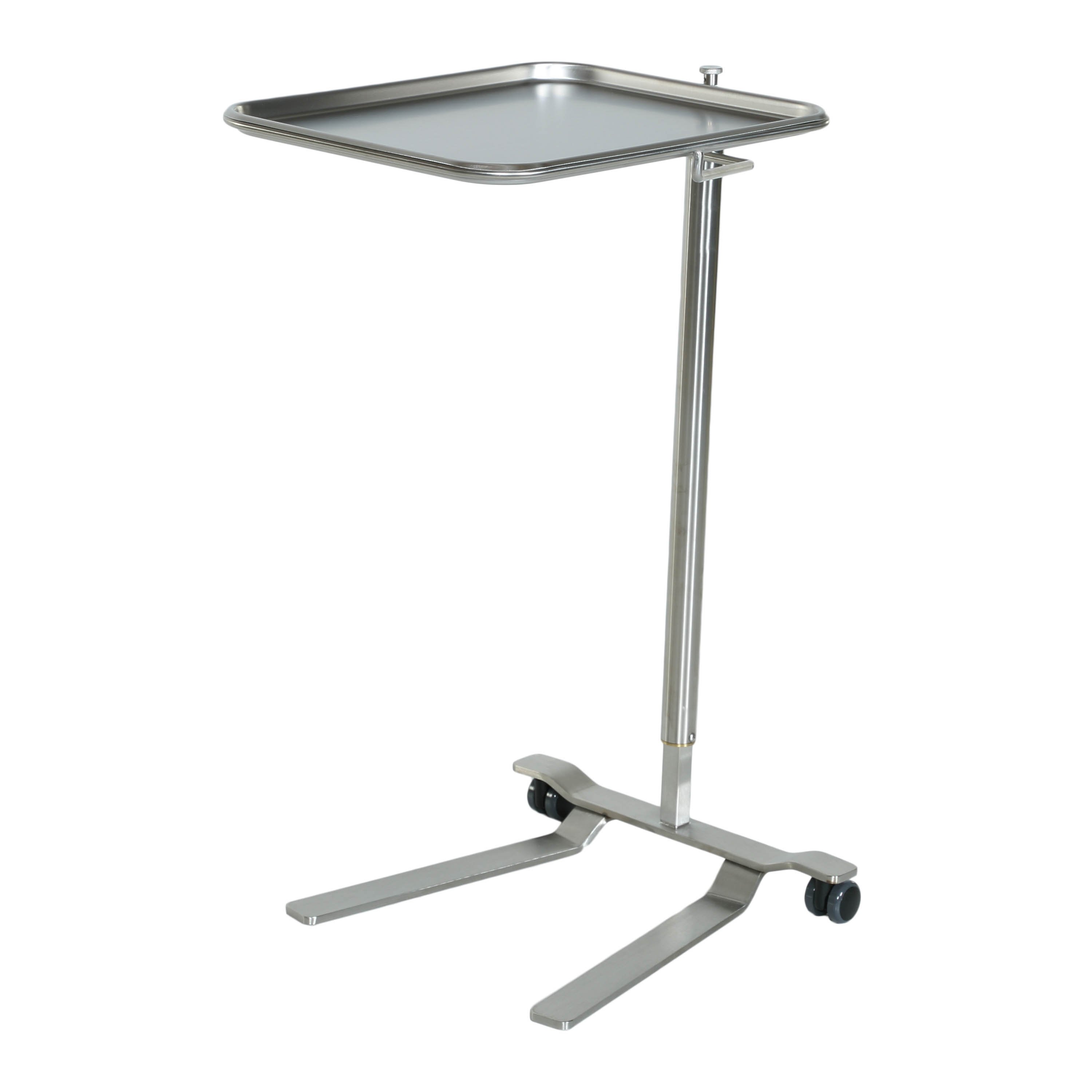Mid Central Medical SS Thumb Control Height Adjustable Mayo Stand