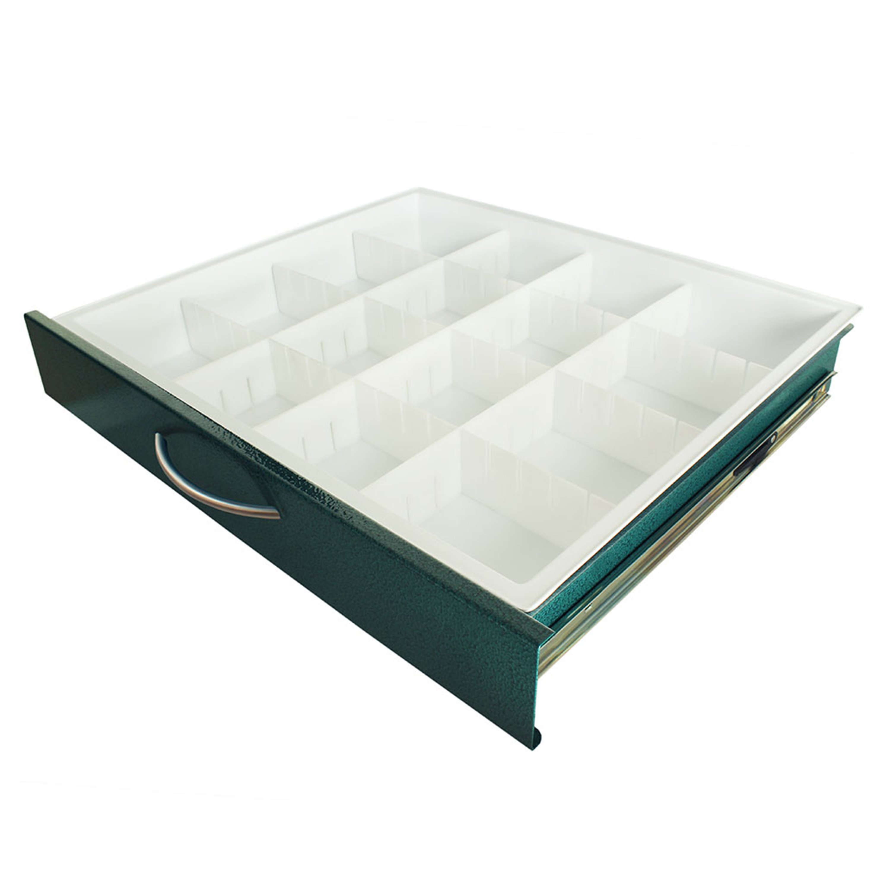 Harloff Divider Set and Drawer Insert Tray for Medium Width Cart 3" Drawers