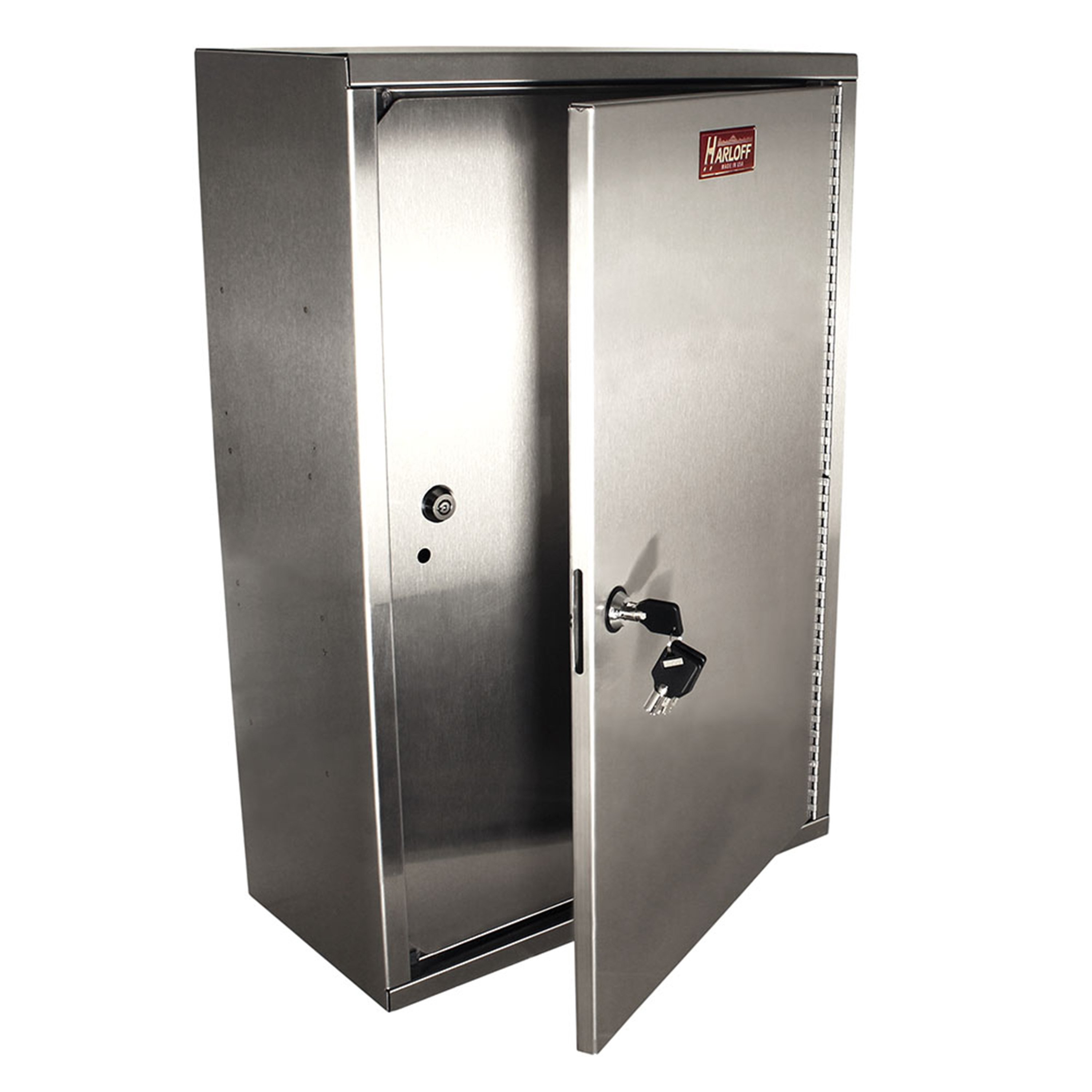 Harloff NCSS24C16 Tall Stainless Narcotic Locking Cabinet