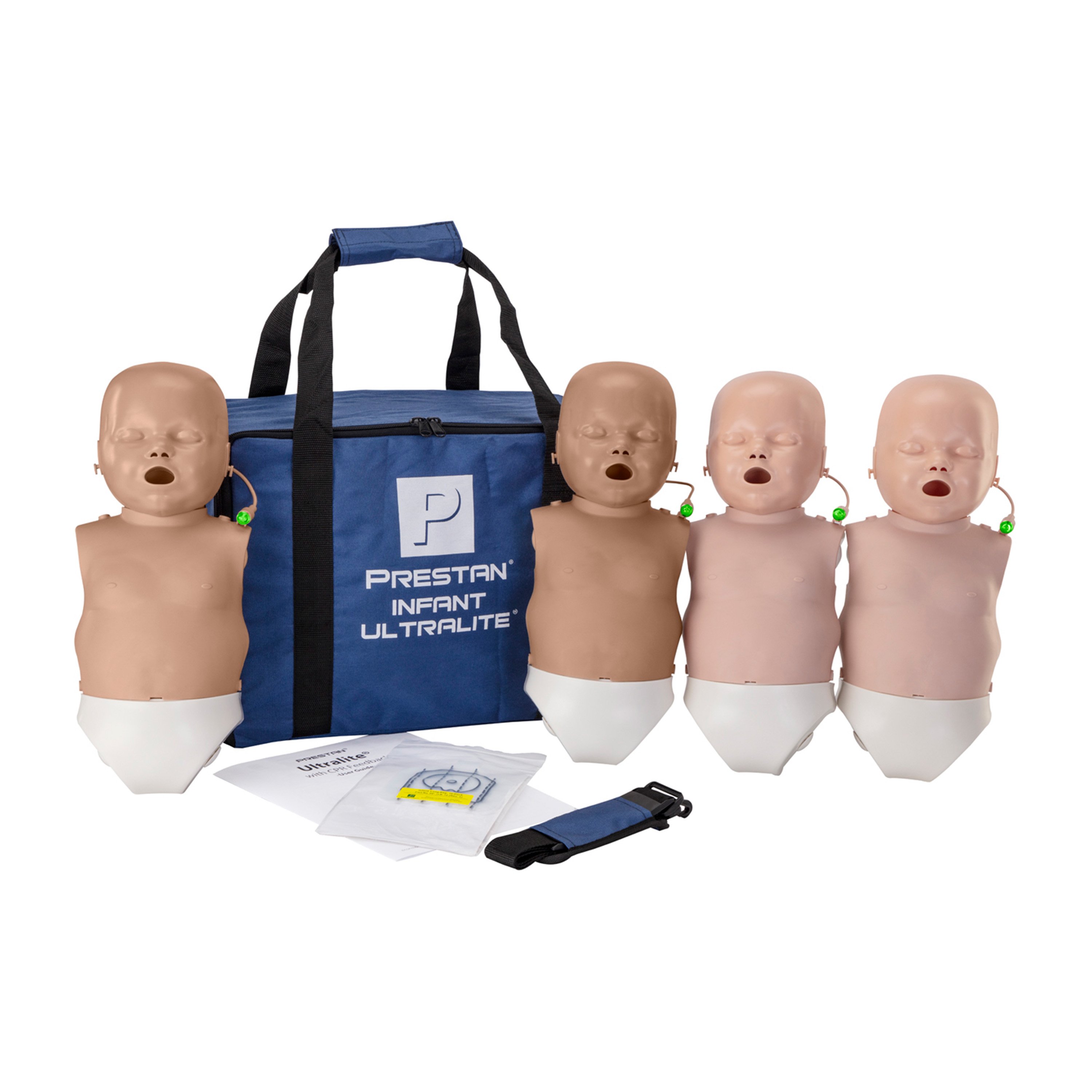 Prestan Infant Ultralite® Manikin Diversity Kit with CPR, 4-Pack