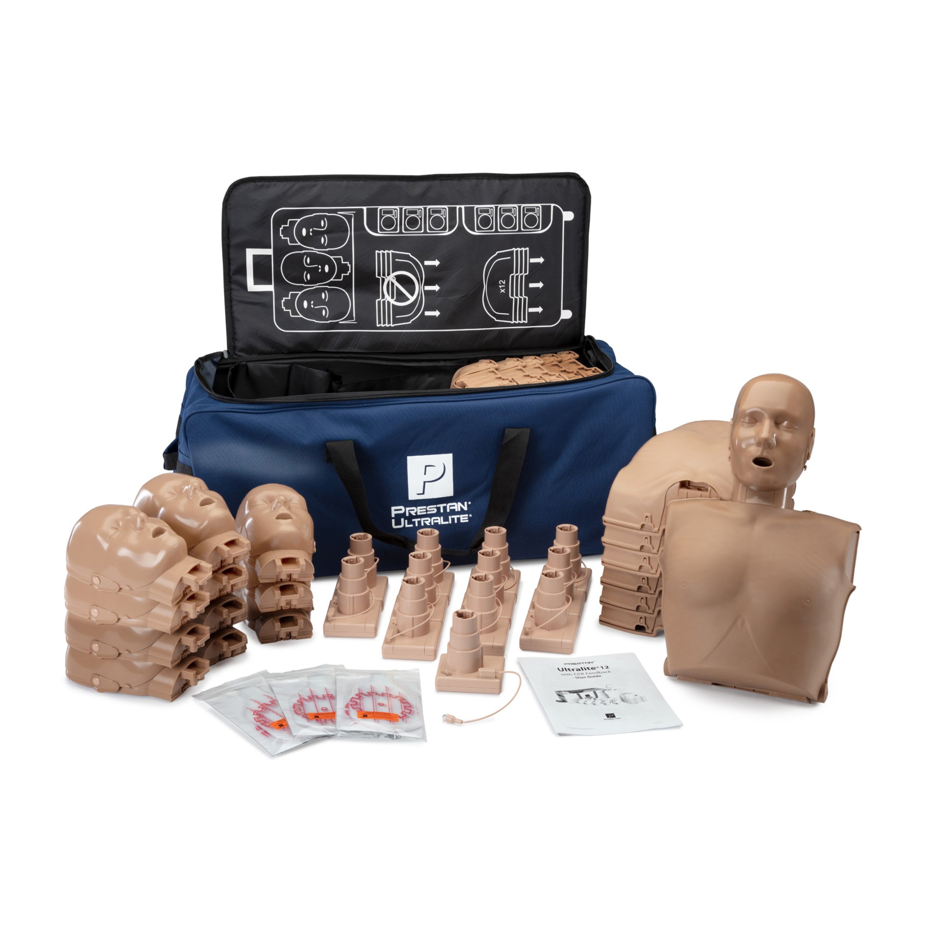 Adult Ultralite® Manikin Diversity Kit with CPR Feedback, 12-Pack
