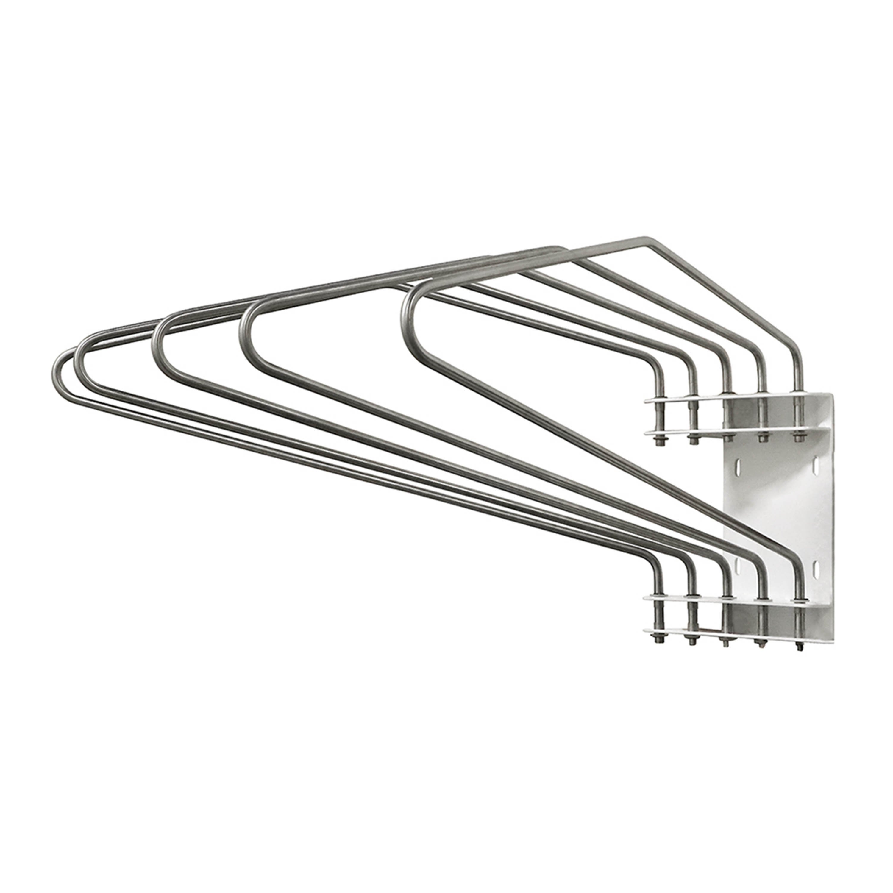 Five Arm Lead Apron Wall Rack