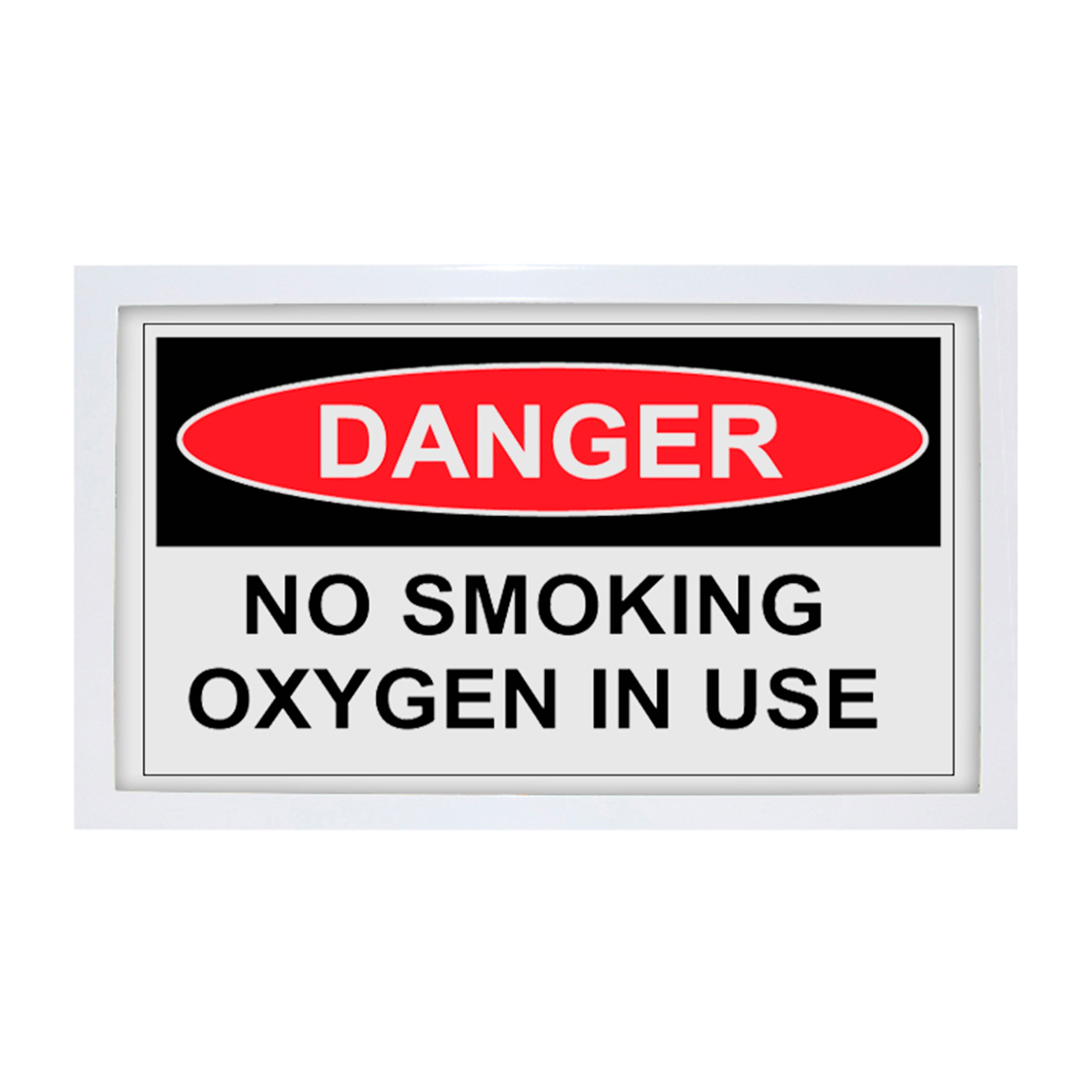 Danger No Smoking Oxygen In Use LED Warning Sign