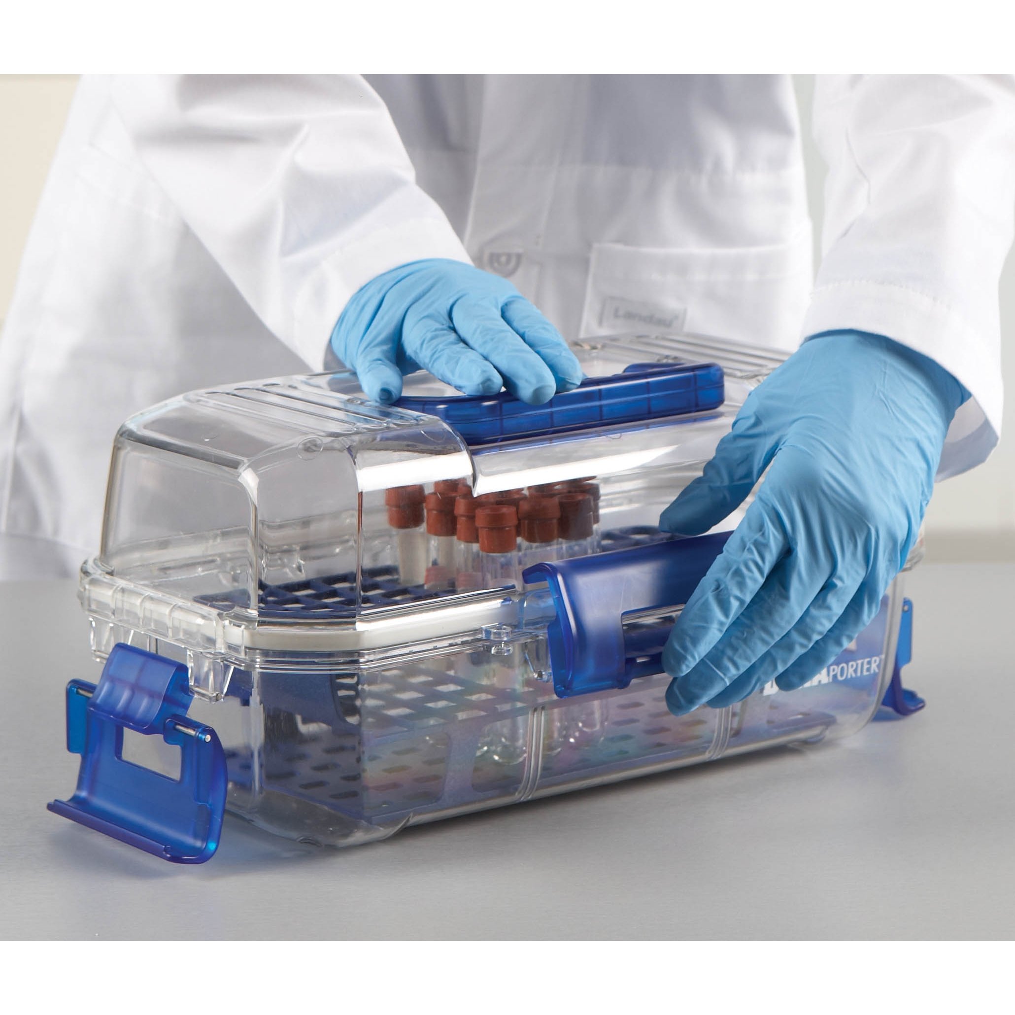 Heathrow Scientific DuraPorter Polycarbonate Transport Box Storage Box