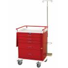 Harloff MDS3030B16 M-Series Emergency Crash Cart 6-Drawer Breakaway Lock