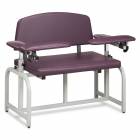 Clinton 66002 Lab X Series Extra-Wide Blood Drawing Chair with Padded ...