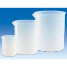 Beakers PP Molded Graduations Griffin Style Low Form Beakers Globe Scientific