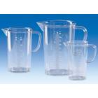 BrandTech VITLAB Polypropylene Graduated Pitchers Molded Graduations